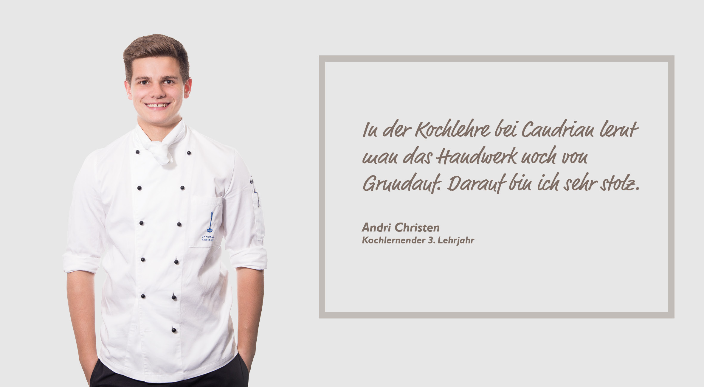 Berufslehre - Candrian Catering AG